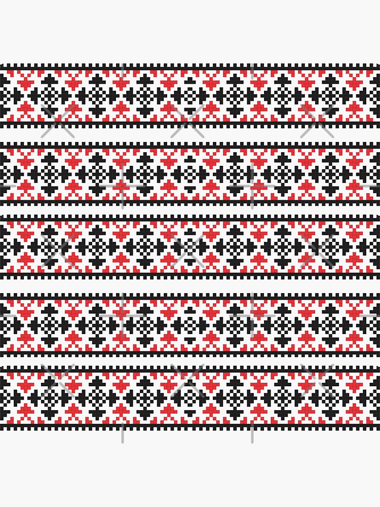 "Eastern Europe Pattern, Traditional Folk, Folklor" Sticker for Sale by ...