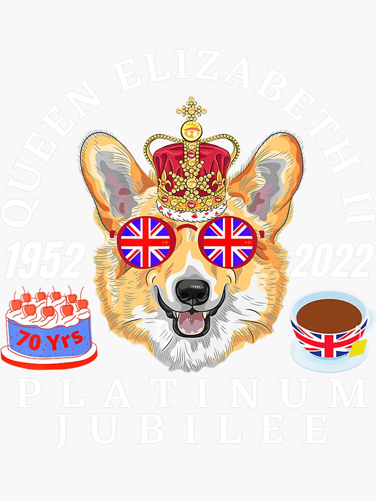 "Queens Jubilee 2022 Queen platinum Jubilee party uk " Sticker for Sale ...
