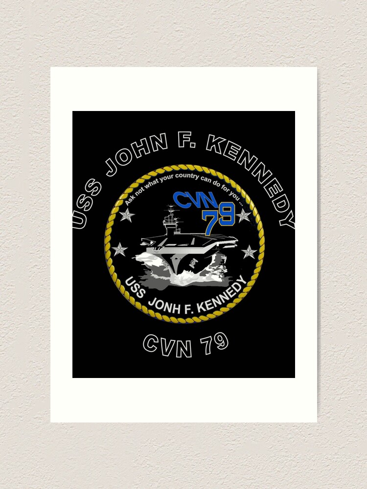 "USS John F. Kennedy (CVN-79) Crest " Art Print for Sale by ...