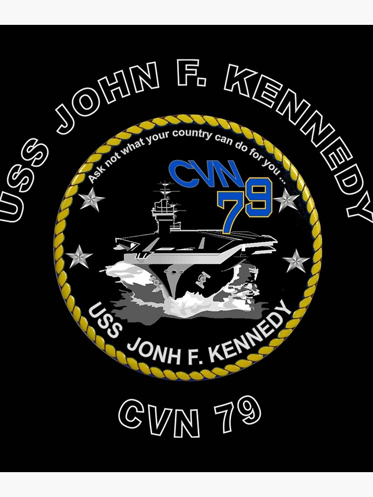 "USS John F. Kennedy (CVN-79) Crest " Art Print for Sale by ...