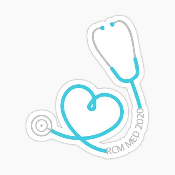 "Stethoscope RCM 2020" Sticker by ArtsyPortrait | Redbubble