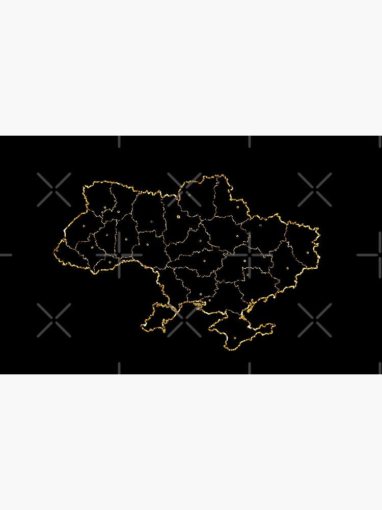 "Map of Ukraine, borders" Poster for Sale by Rudzy | Redbubble
