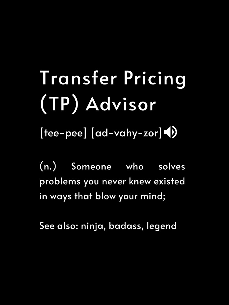 "Transfer Pricing Advisor" Sticker for Sale by TransferPricing | Redbubble