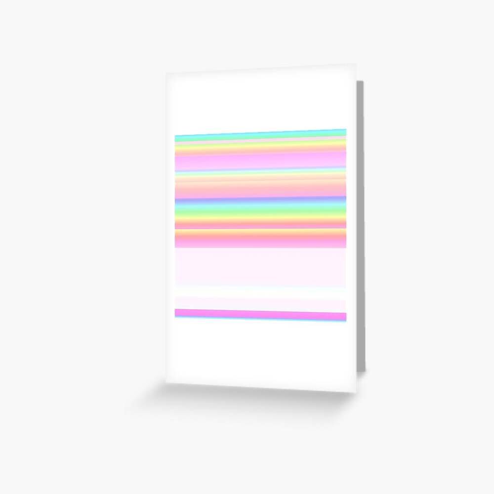 "Pastel rainbow color palette | pink pastel rainbow colors" Greeting ...