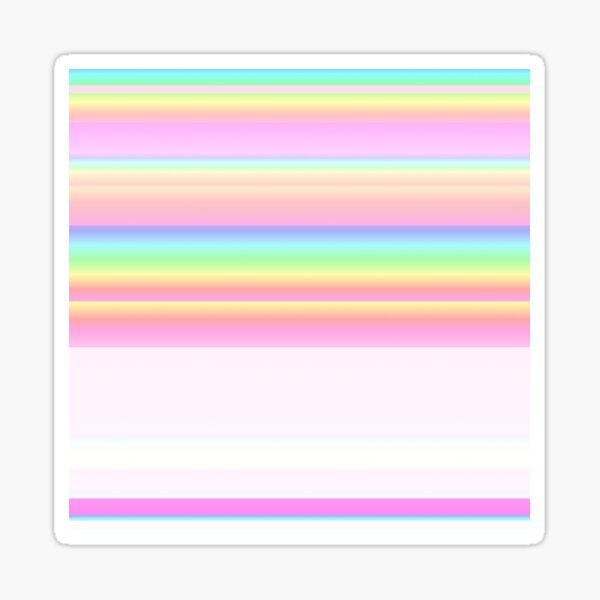 "Pastel rainbow color palette | pink pastel rainbow colors" Sticker for ...