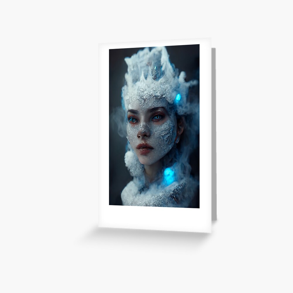 "Snow Queen 8k" Sticker for Sale by Sarafraschi | Redbubble