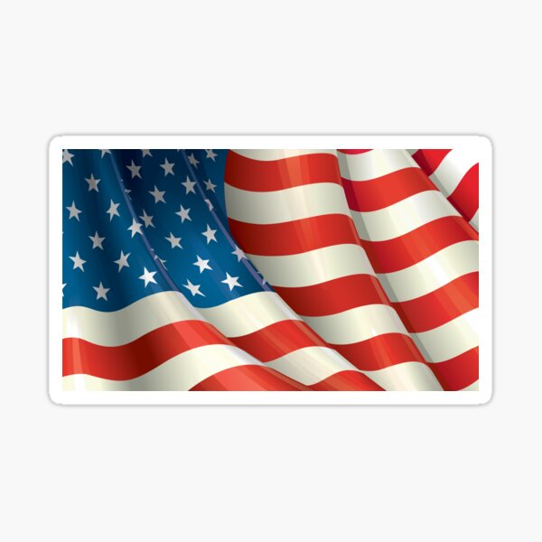 "America First" Sticker for Sale by Ade-Mercury | Redbubble