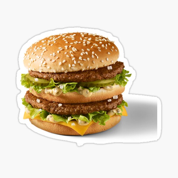 "McDonald's Big Mac " Sticker for Sale by ebonyrose5 | Redbubble