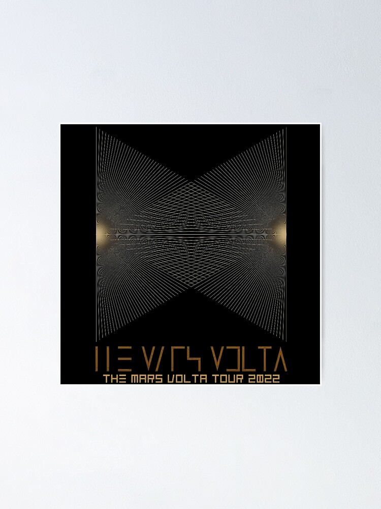 "MARS THE TOUR 2022 VOLTA BAND" Poster for Sale by hjacobson3c | Redbubble