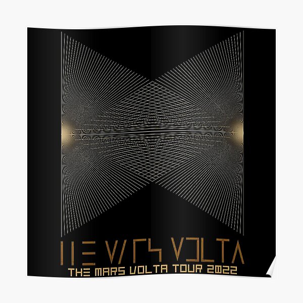"MARS THE TOUR 2022 VOLTA BAND" Poster for Sale by hjacobson3c | Redbubble