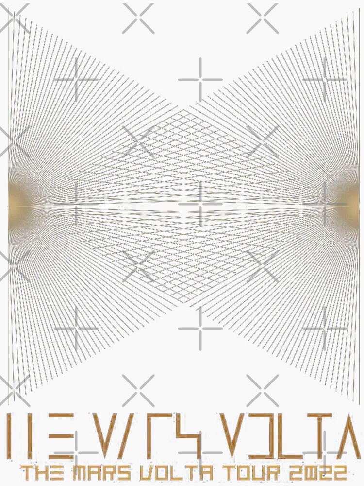 "MARS THE TOUR 2022 VOLTA BAND" Sticker for Sale by hjacobson3c | Redbubble