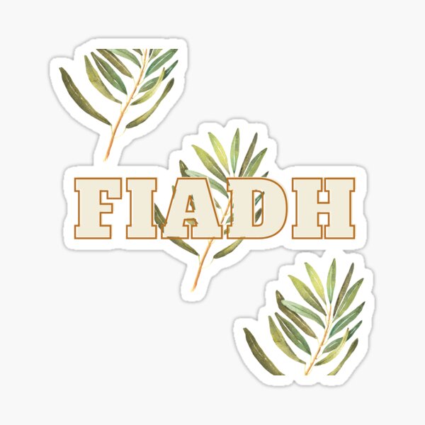 "fiadh" Sticker for Sale by snail-galaxy | Redbubble