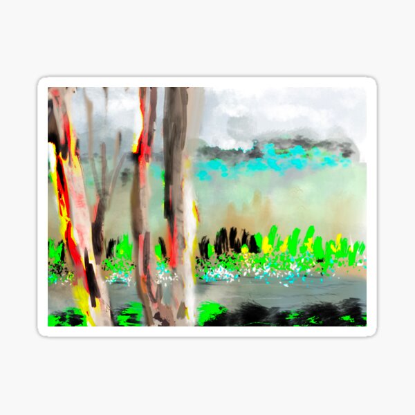 "Moment" Sticker for Sale by TwistedAardvark | Redbubble