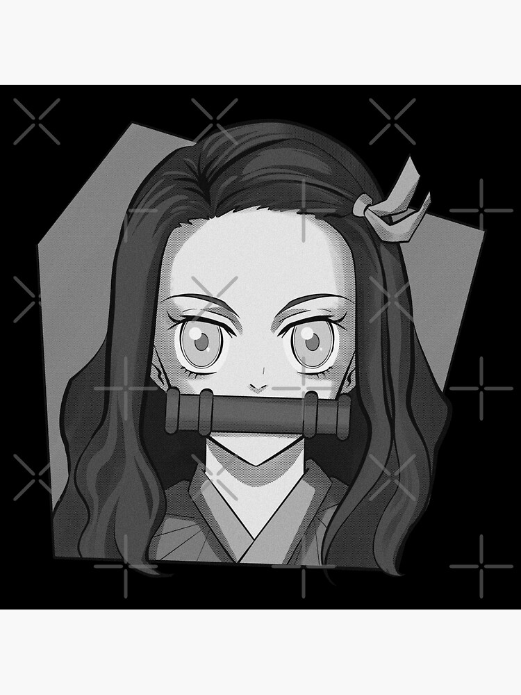 Nezuko Kamado Manga Poster For Sale By Blackcupcake Redbubble