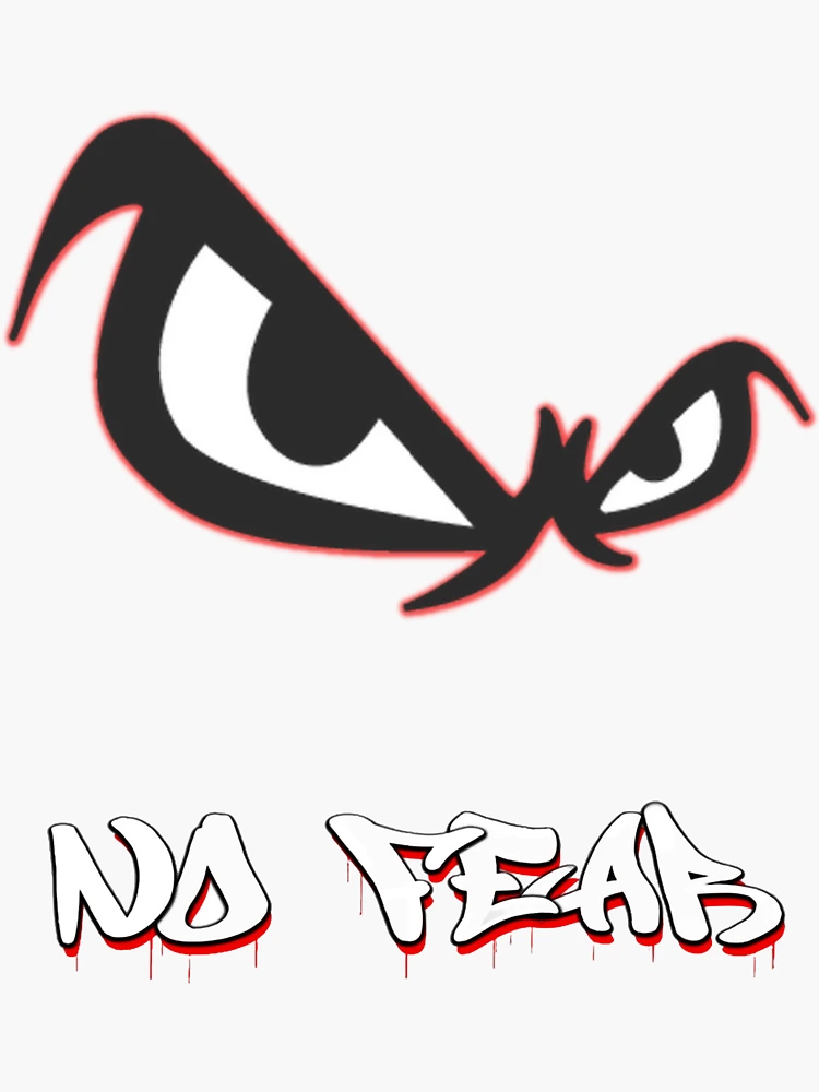 No Fear Logo Face 8 Eyes Face Badboy No Fear Stickers/Decals