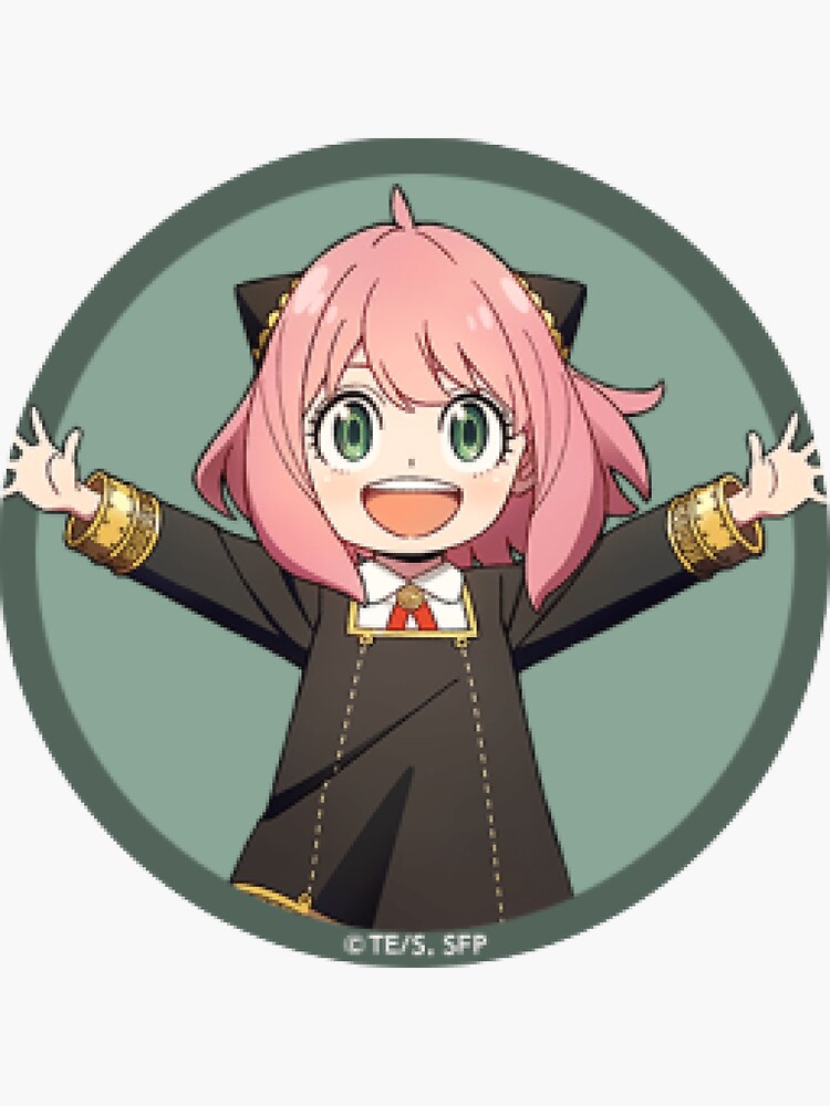 "Anya Forge - SPY Family" Sticker for Sale by WELCOMEVERYBODY | Redbubble