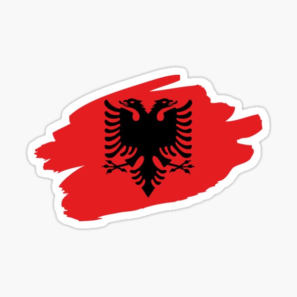 "Albania flag - Albanian flag" Sticker for Sale by Iloveflags | Redbubble