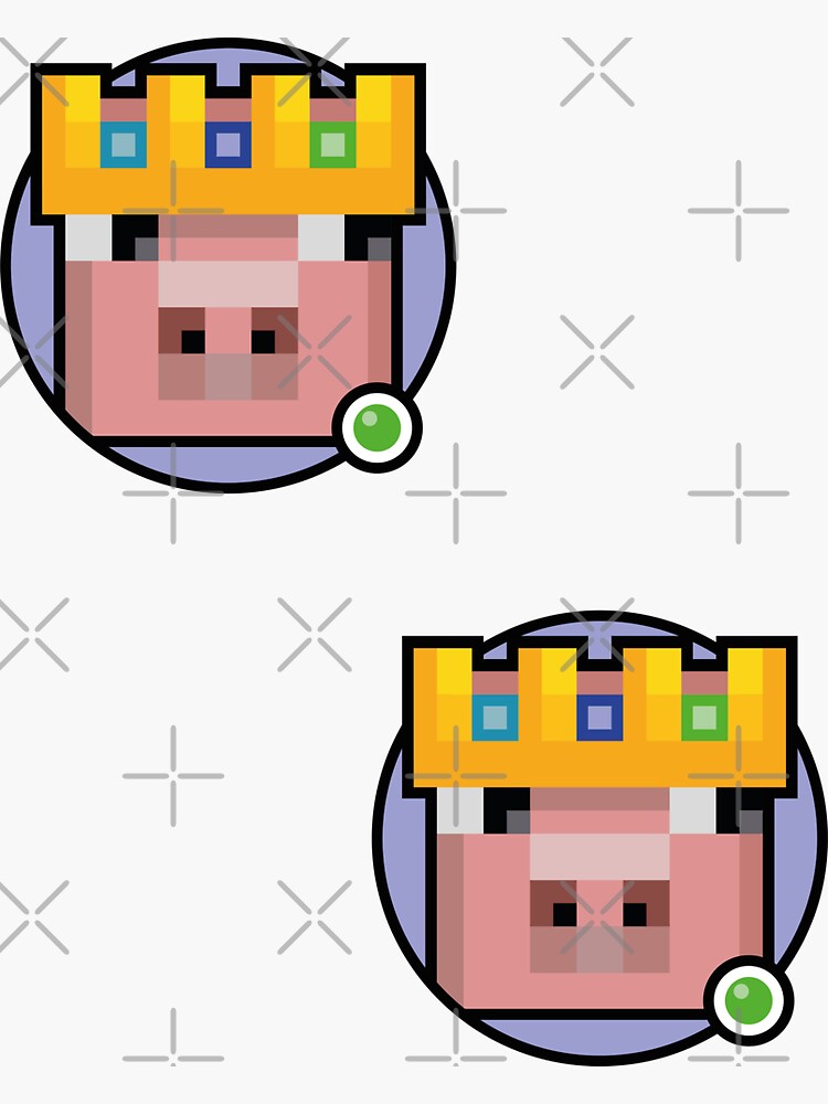 "Technoblade good game." Sticker for Sale by bolkibox | Redbubble