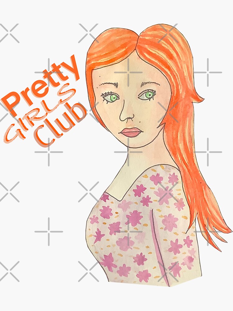"Pretty girls club" Sticker for Sale by altairaleon | Redbubble