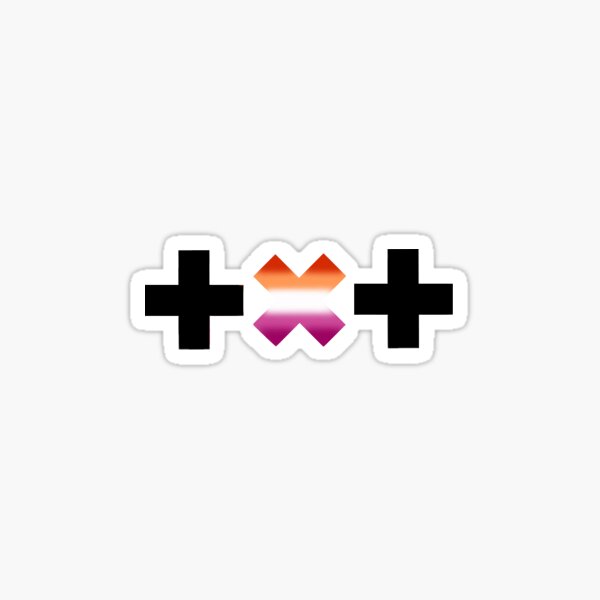 "Lesbian TXT Logo" Sticker for Sale by Rain6458 | Redbubble
