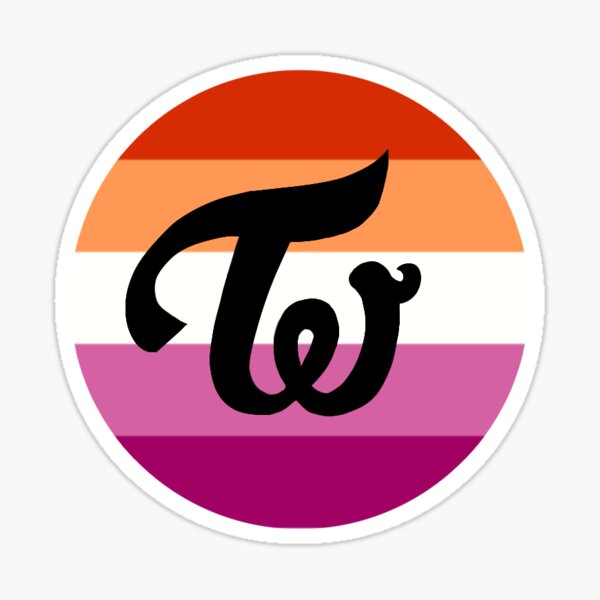 "Lesbian Twice Logo" Sticker for Sale by Rain6458 | Redbubble