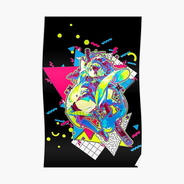 "Momohime - Muramasa Rebirth *90s graphic design*" Poster for Sale by ...