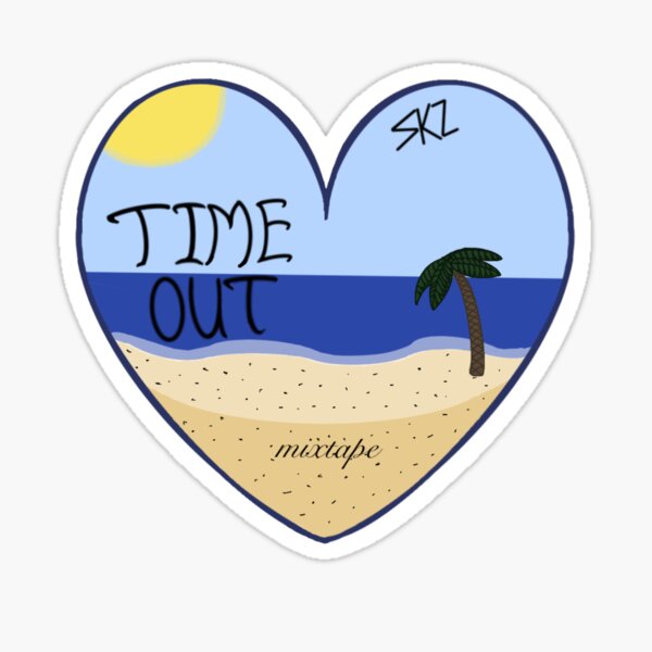 "Mixtape Time Out Stray Kids" Sticker for Sale by StayInk | Redbubble