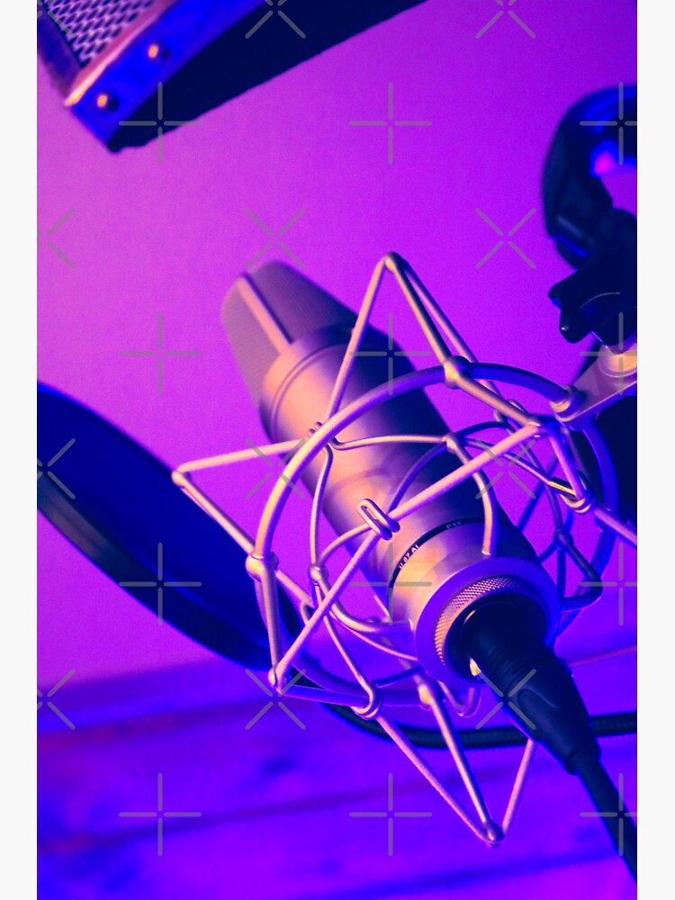 "Mic Check | Art by Earth | Music Photo" Sticker for Sale by ...