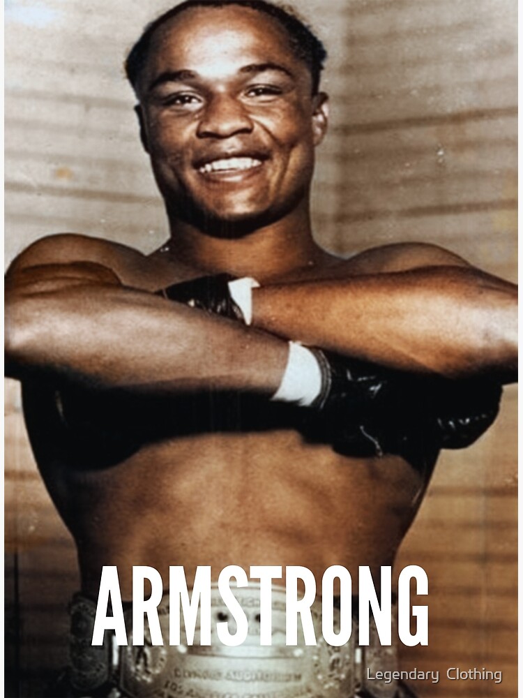 "The Legendary Henry Armstrong - Boxing Legend Colorized Text" Poster ...
