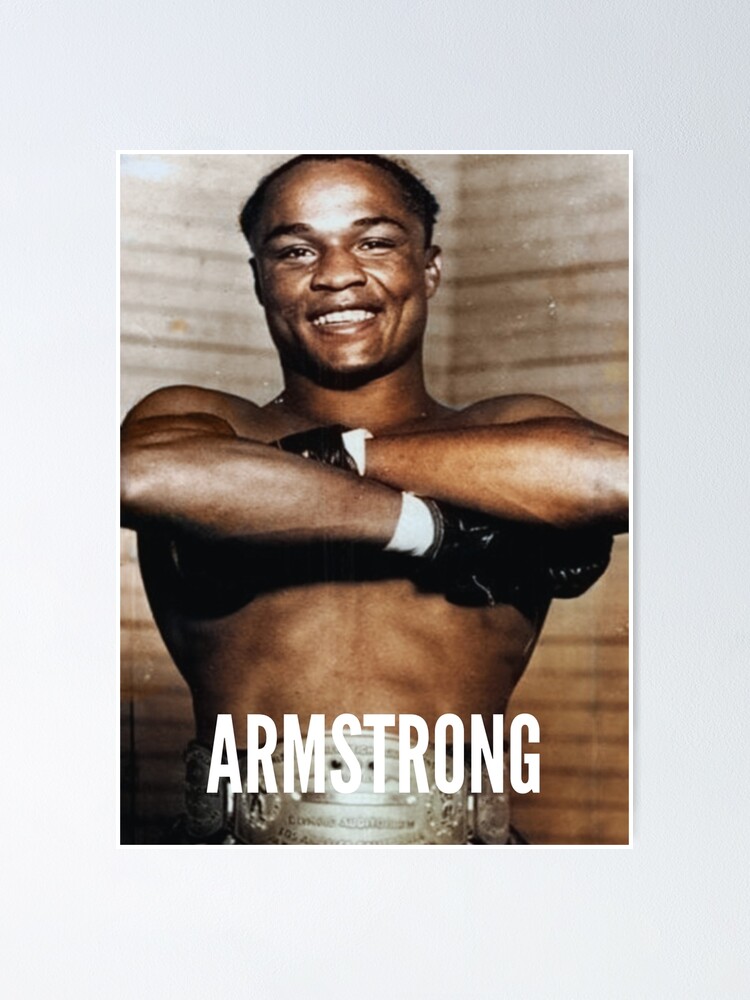 "The Legendary Henry Armstrong - Boxing Legend Colorized Text" Poster ...