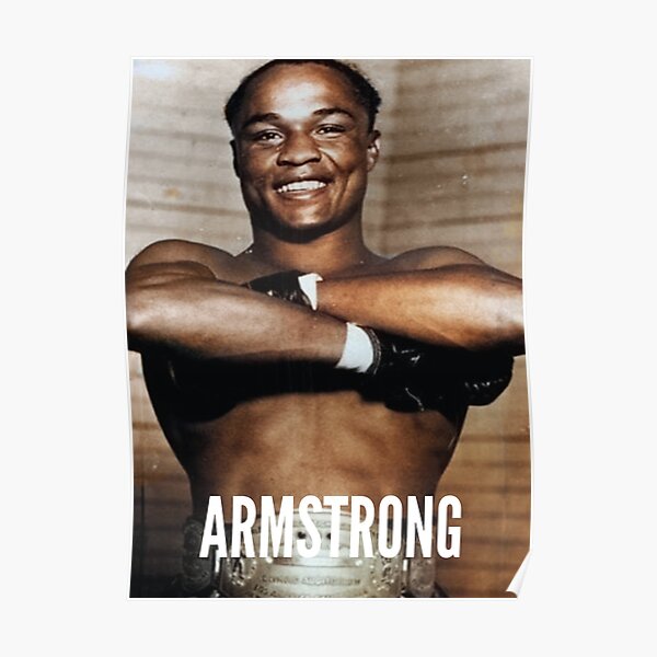 "The Legendary Henry Armstrong - Boxing Legend Colorized Text" Poster ...