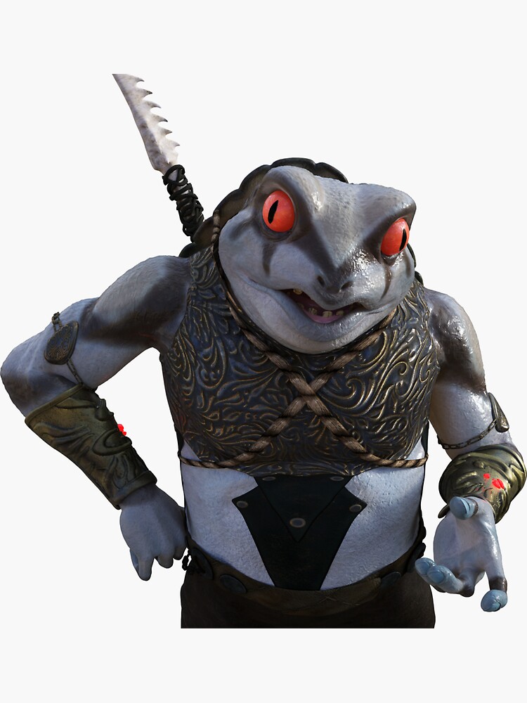 "Mutated Frog Human Snake Hybrid Design" Sticker for Sale by Thonja ...