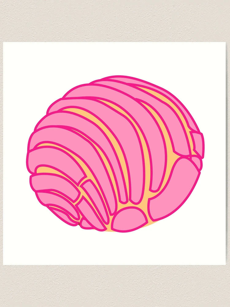 Concha Clipart Pink Concha Bread Mexican Concha Pan Dulce Mexican Food