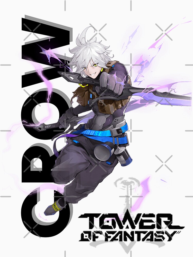 "Crow - Tower of fantasy Game Character Crow Artwork" T-shirt for Sale ...