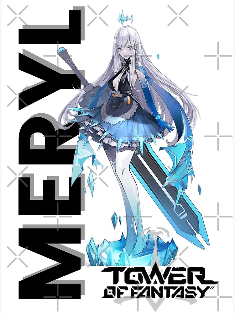"Meryl - Tower of fantasy Game Character Meryl Artwork" Poster for Sale ...