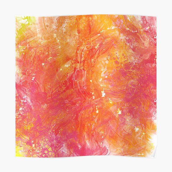 "Amber Fire" Poster for Sale by wonderweird | Redbubble