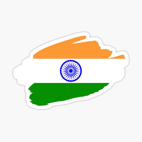 "flag of India - indian flag" Sticker for Sale by Iloveflags | Redbubble