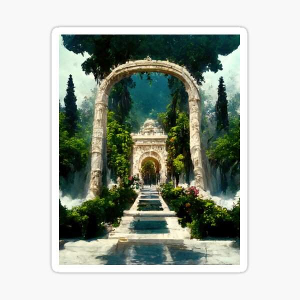 "Gaia's Sanctuary" Sticker for Sale by Hypnofantasy | Redbubble