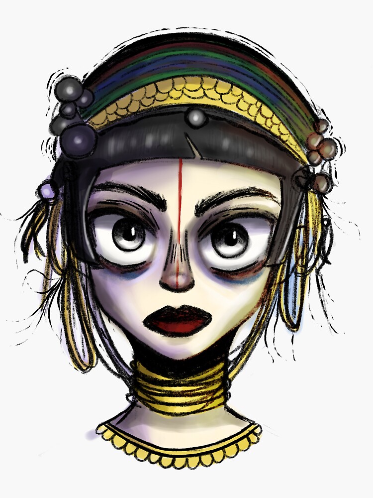 "Jibaro, love death and robots" Sticker for Sale by LaraDsm | Redbubble