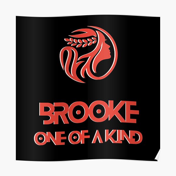 "Brooke Name One of a Kind Birthday Anniversary, girl, lady, wife gift ...
