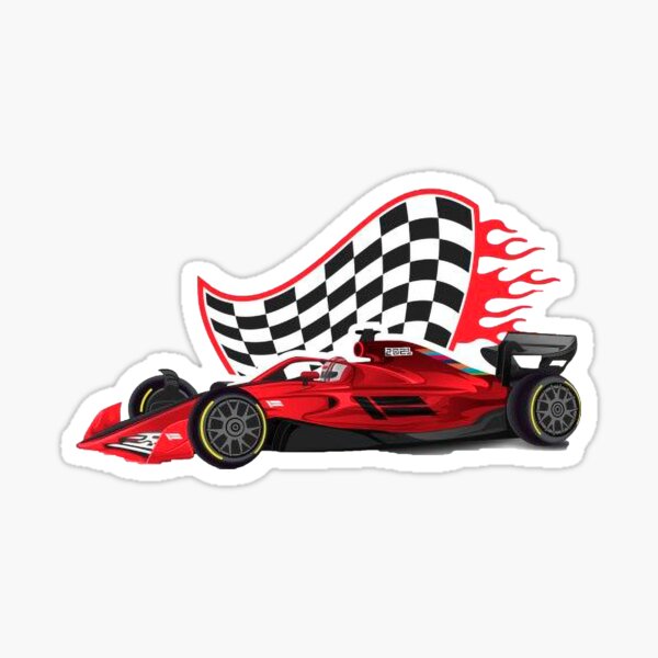 "Ferrari F1" Sticker for Sale by Iscapus | Redbubble