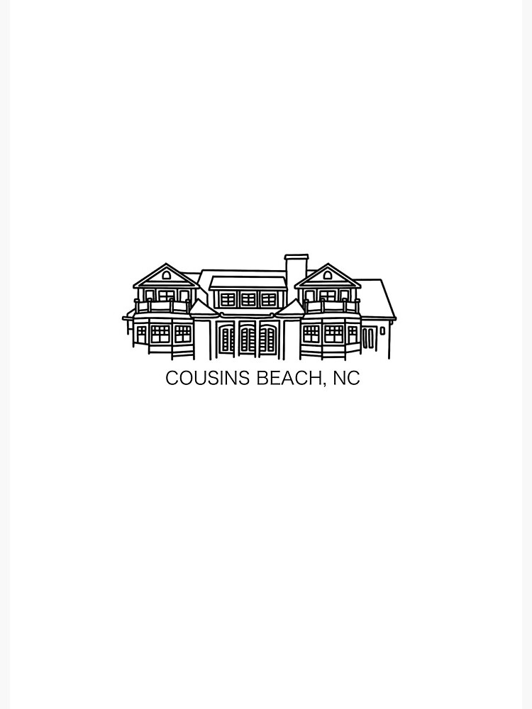"tsitp cousins beach house" Art Board Print for Sale by nataliee06 ...