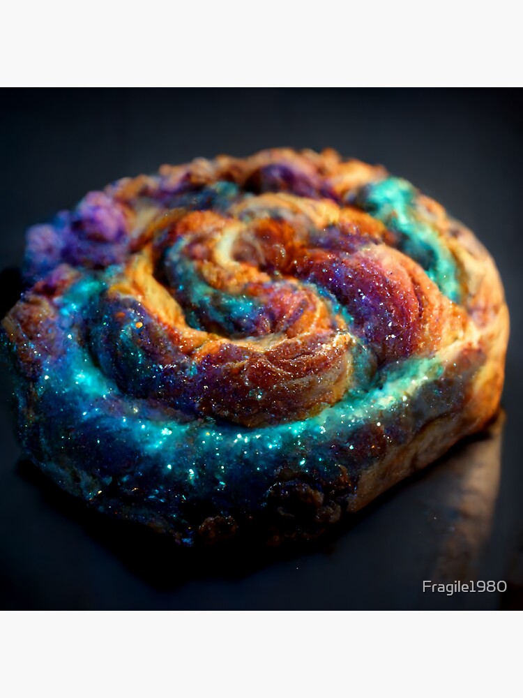 "Galaxy Cinnamon Roll" Sticker for Sale by Fragile1980 | Redbubble