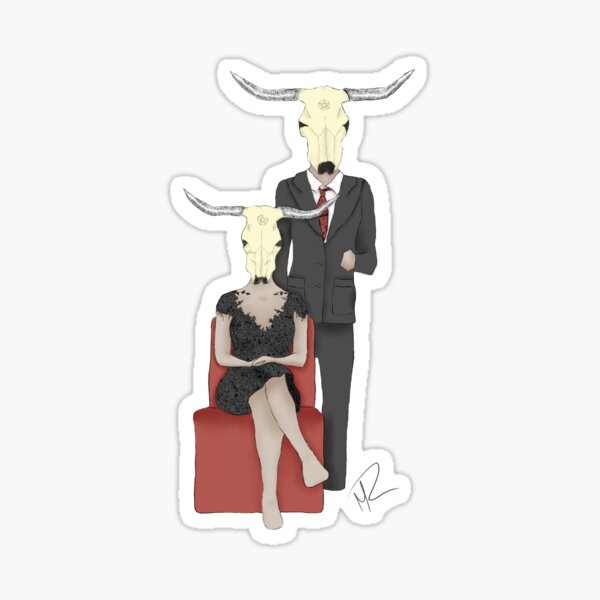 "Cow's Night Out" Sticker for Sale by LavenderH | Redbubble