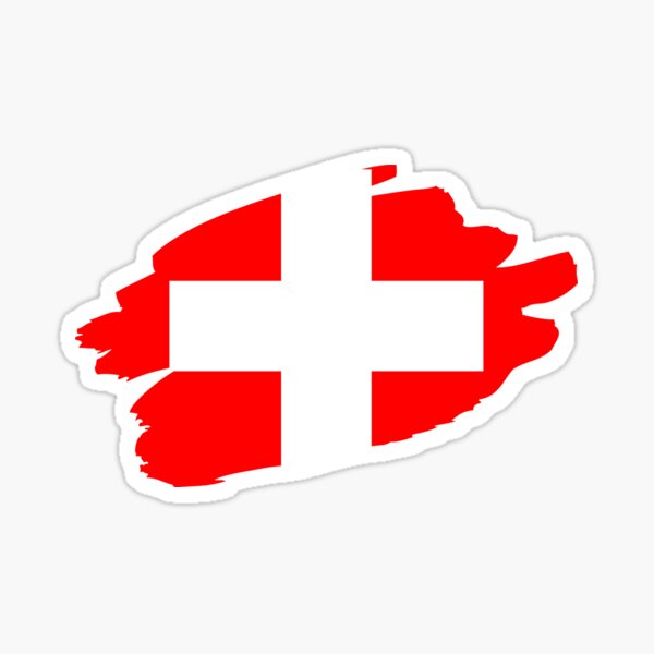 "Flag of Switzerland - Swiss national flag" Sticker for Sale by ...
