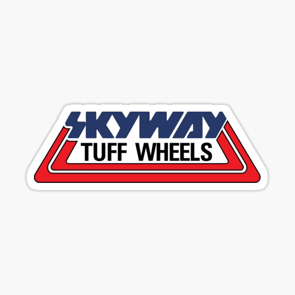 "Skyway BMX Tuff Wheels" Sticker for Sale by brocklarock | Redbubble