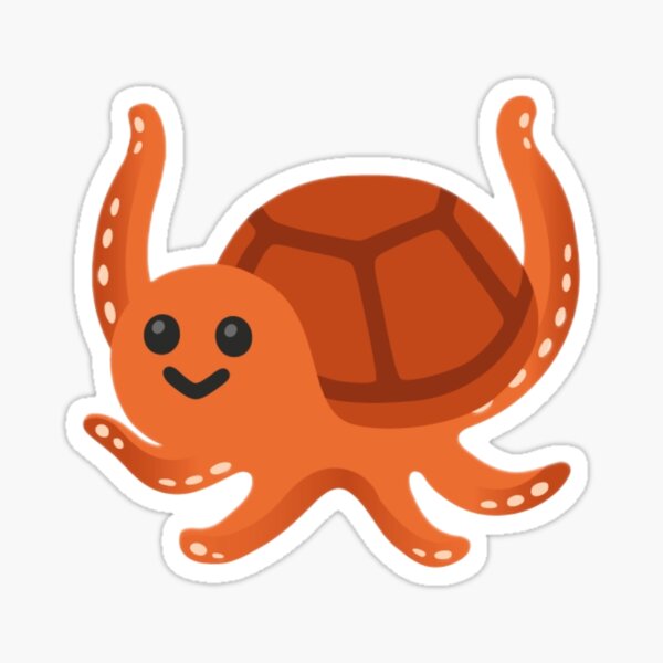 "Squid Turtle " Sticker for Sale by ajrodz | Redbubble