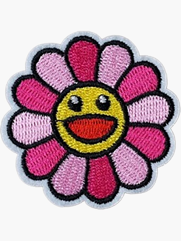 "Smiling Flower" Sticker for Sale by CraftySkill | Redbubble
