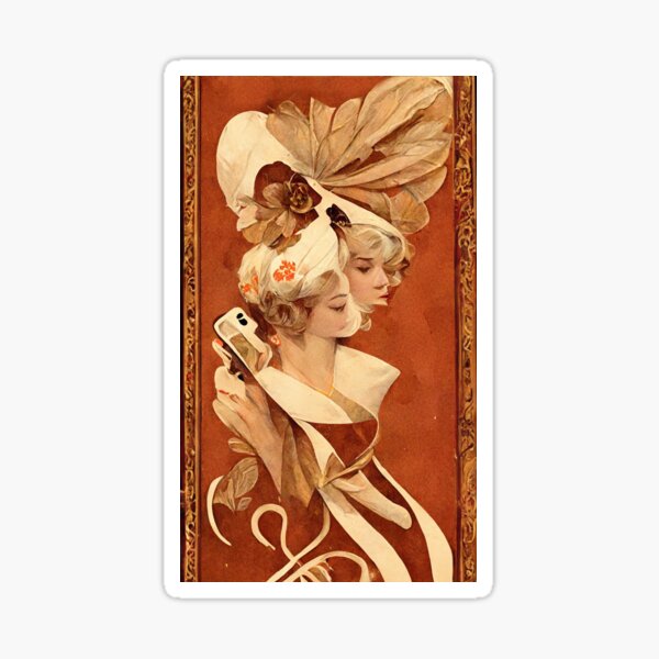 "Displacement" Sticker for Sale by SparrowCreative | Redbubble