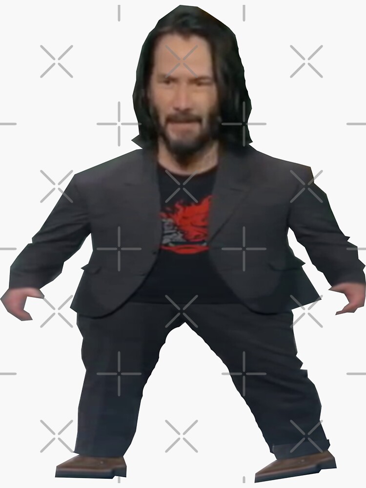 "Mini Keanu Sticker, Funny Mini Keanu" Sticker for Sale by ...
